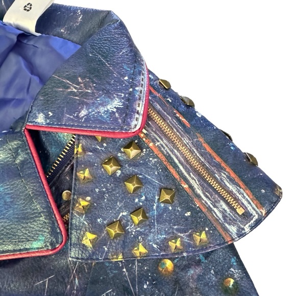 Disney | Jackets & Coats | Disney Descendants Faux Leather Evie Jacket ...